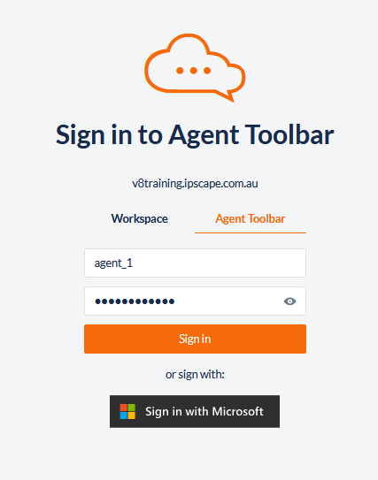 Agent Toolbar