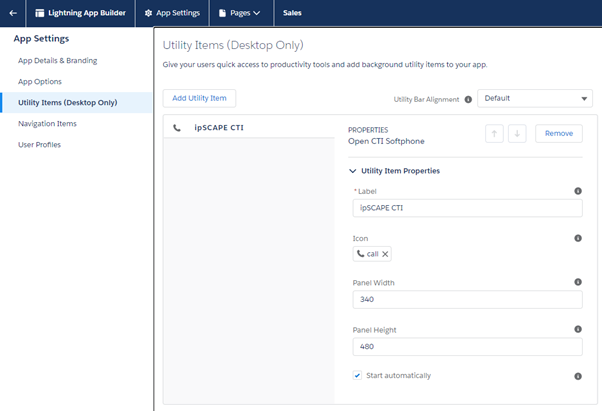 Salesforce CTI Adapter